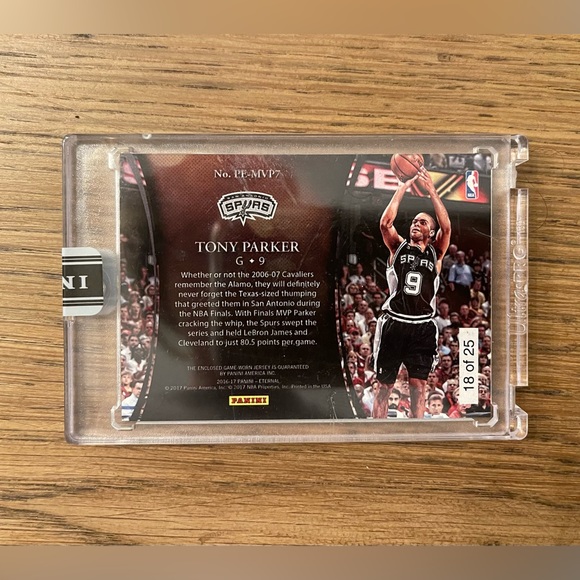 Panini Eternal | Games | Panini Eternal Tony Parker Card | Poshmark